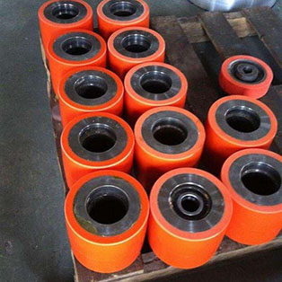 500 kg High Load Polyurethane Stacker Wheel Manufacturing